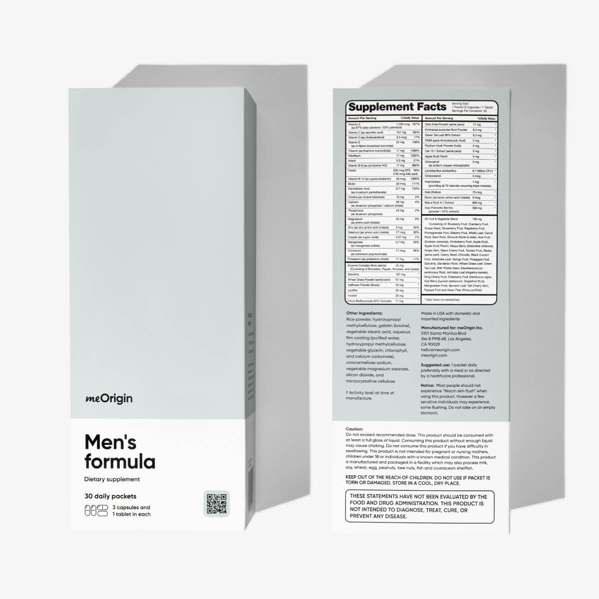 Full-spectrum multivitamin for men | meOrigin